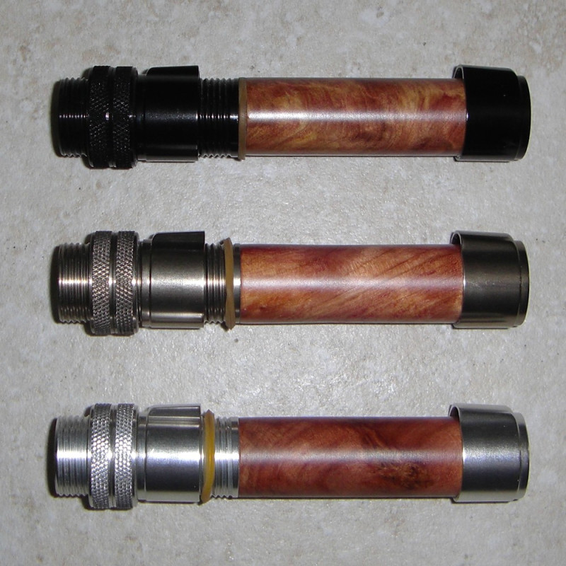 Threaded Nut Down-Locking Burl Reel Seat