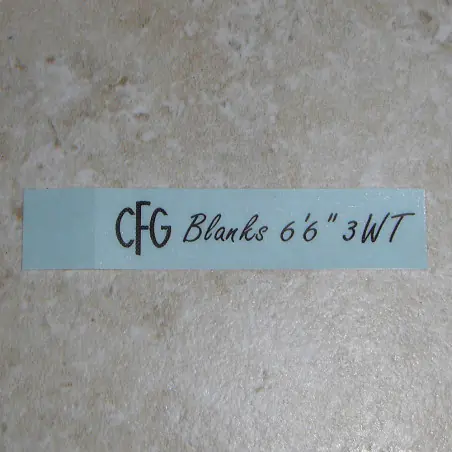 Custom Rod Building Decals